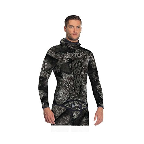 OMER Blackstone 3mm Men's Spearfishing Camo Wetsuit Jacket Camouflage Top (4)