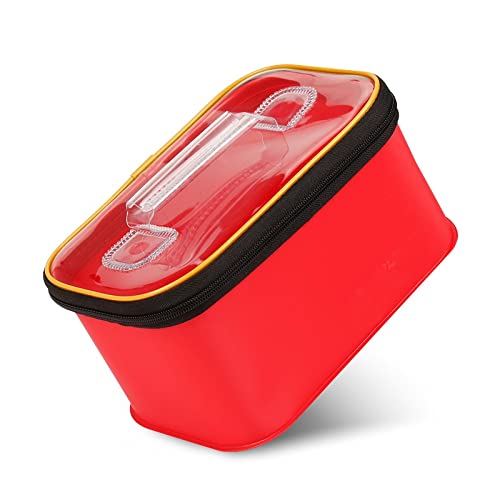 WDBBY Tackle Boxes for Fishing Portable Toolbox Fishing Gear EVA Storage Box River Transparent Cover Accessories Storage Bucket