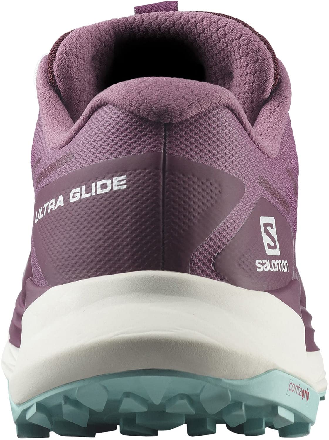 Salomon Women's Ultra Glide Hiking Shoe, Tulipwood/White/Tanager Turquoise, 9