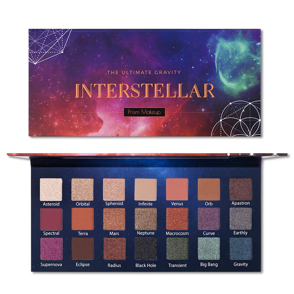 Prism Makeup 21 Colors Pigmented Eyeshadow Palette 6 Matte + 15 Shimmer Blendable Long Lasting Eye Shadow Palette Natural Colors Neutral Pigment Shadow Shimmers Make Up Cosmetics