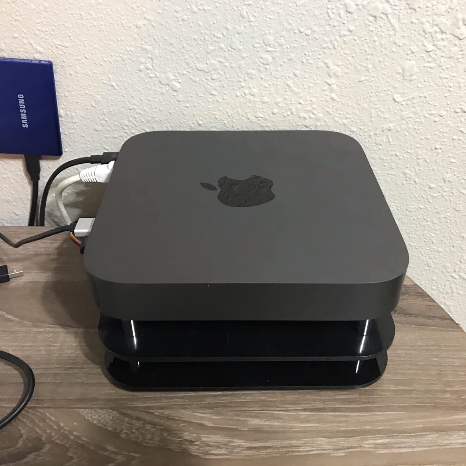 Yoqanr Mac Mini Radiator Cooling Fan Wind Speed Enhancement Modified Chassis ,Mini Radiator Overclock Base with 12cm Silent Fan