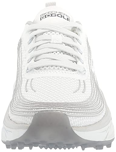 Skechers Women's Go Ultra Max Spikeless Golf Shoe, White, 9.5