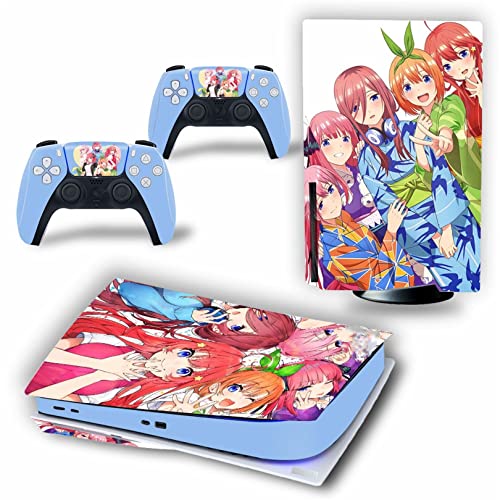 WREXIL LEEWEE for PS5 Skin Disc Edition & Digital Edition Console and Controller Vinyl Cover Skins Wraps Scratch Resistant, Compatible with for PS5 179997 No Foaming (Size : Digital Edition)