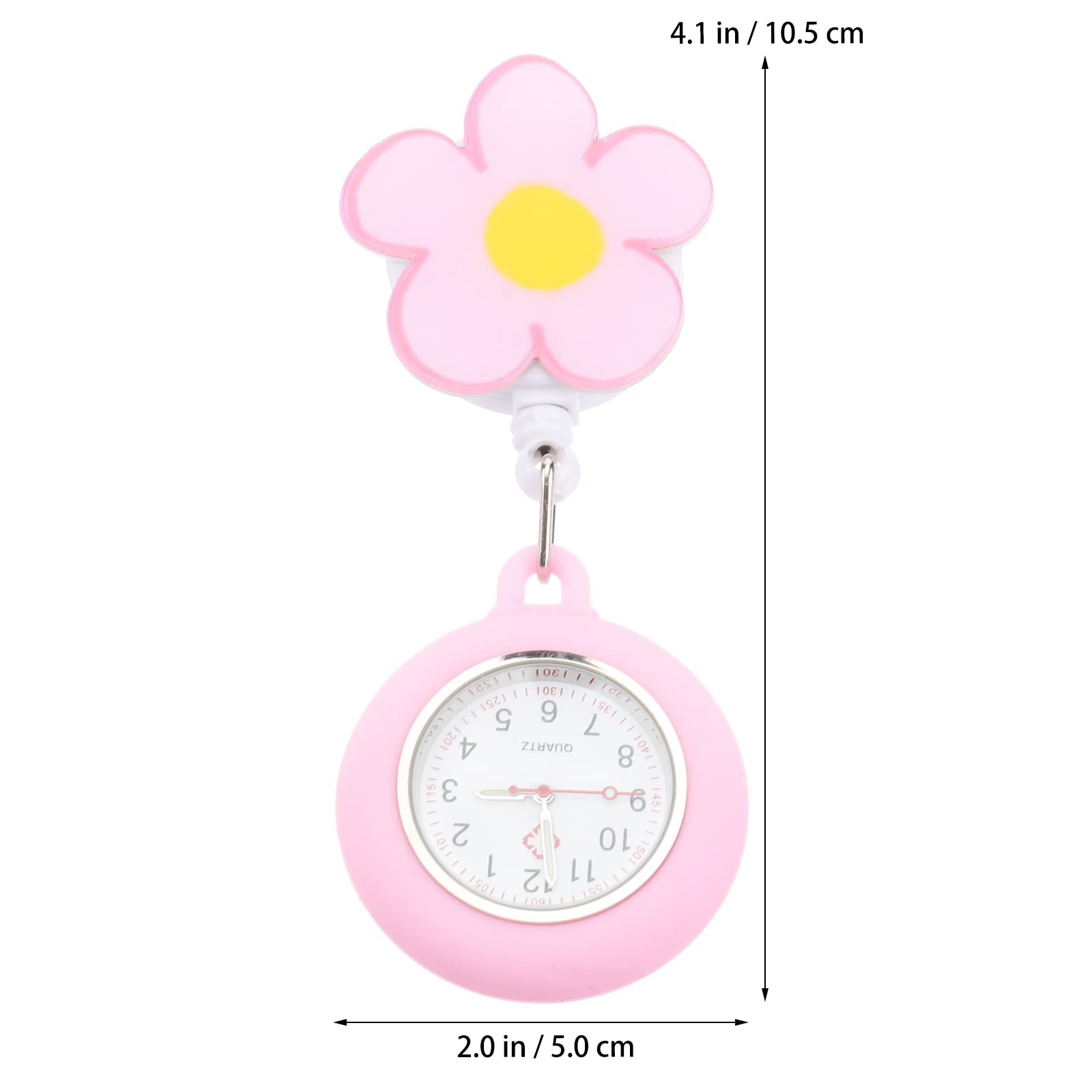 Watches for Women: Watch with Clip Lapel Watches Quartz Watch