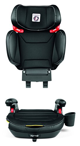 Peg Perego Viaggio Shuttle Plus 120 - Booster Car Seat - for Children from 40 to 120 lbs - Made in Italy - Licorice (Black)