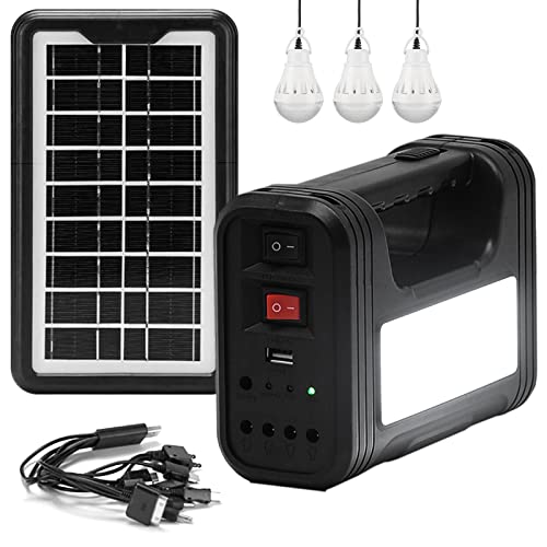 Solar Generator with Panels Included,Portable Power Station for Home Use,Portable Generator for Camping,Solar Powered Generator with Flashlight for Outdoors Travel Hunting Emergency