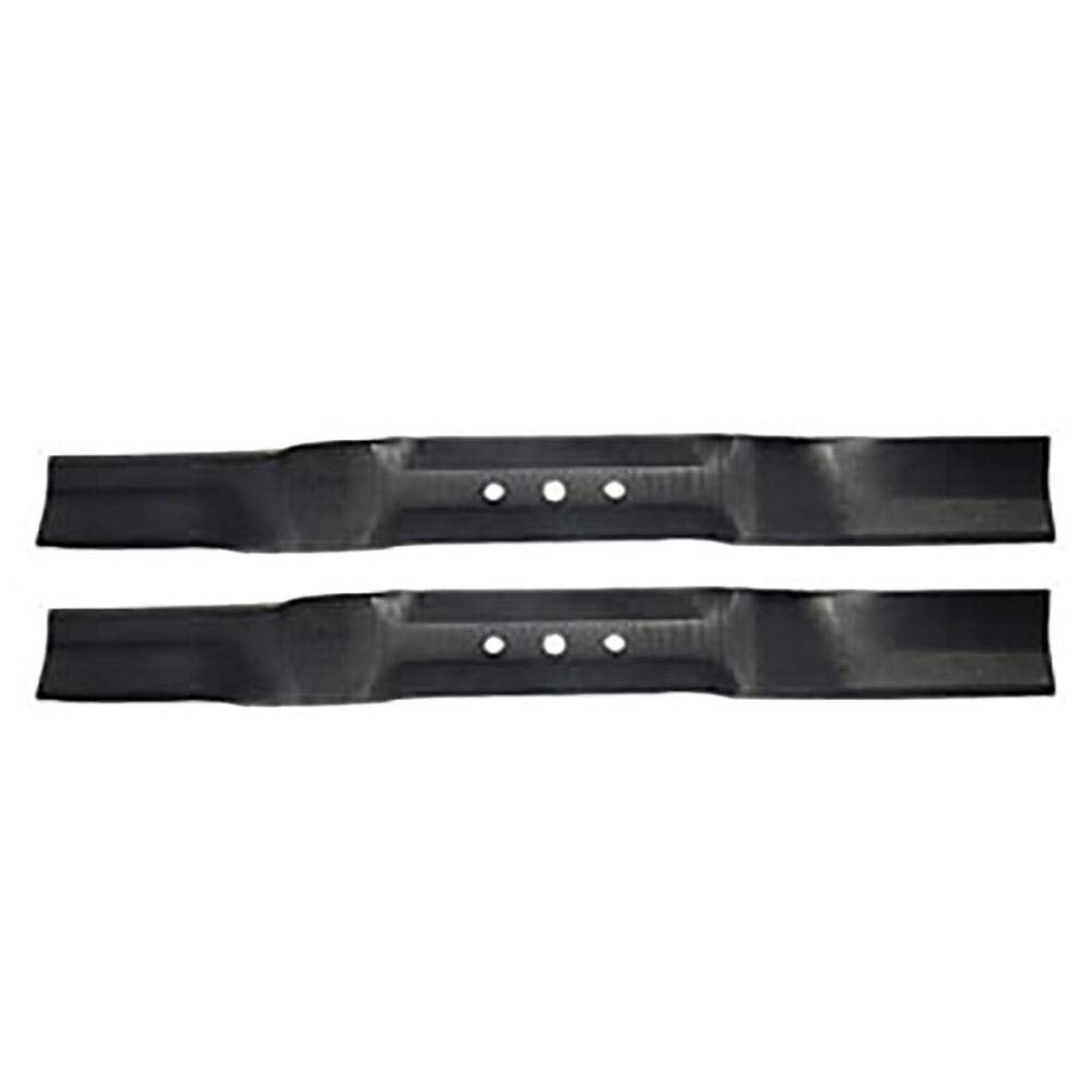 Set of 2 New Rolled Air-Lift Blade Fits Toro, Fits Exmark 20030, 20033, 20036, 20040, 20042, 20043, 20053, 20054, 20056, 20057, 20090 Models Interchangeable With 108-0954-03, 108-3762-03, 108-3762-0