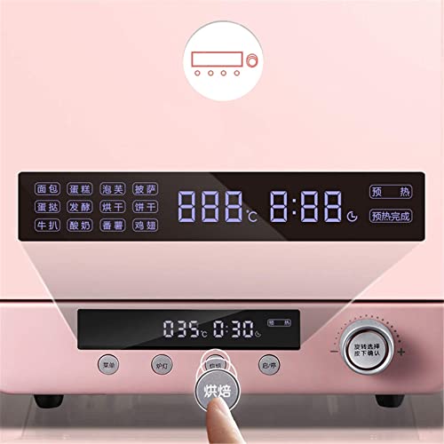 Oven Built in Electric Single Oven Stainless Steel Premium Convection Halogen Oven Cooker Mini Oven and Grill Ideal for Roasting,Baking (1) (2)