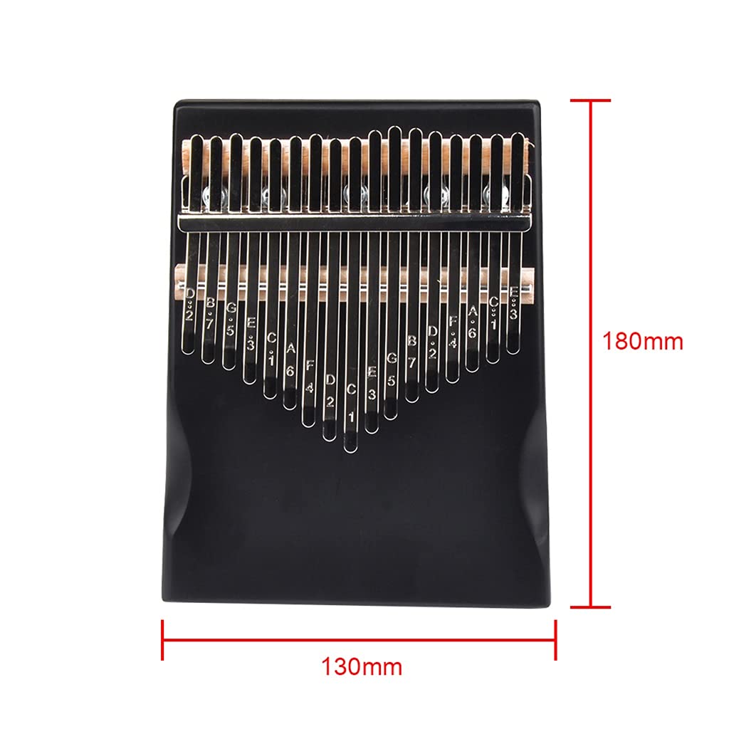 WSJIE 17 Key Wood Musical Instrument Thumb Finger Piano Beginners Portable Finger Flexible Piano