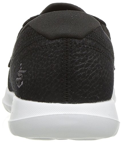 Skechers Performance Women's GO Walk Lite-Eclipse Boat Shoe,black/white,9 M US