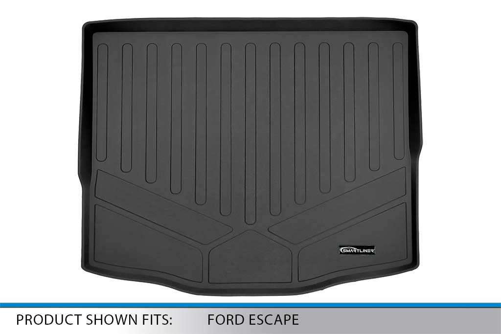 SMARTLINER Custom Cargo Liner Floor Mat Behind 2nd Row for 2020-2021 Ford Escape
