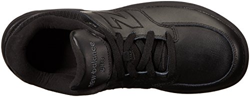 New Balance Men's 813 V1 Lace-Up Walking Shoe, Black/Black, 13 XW US