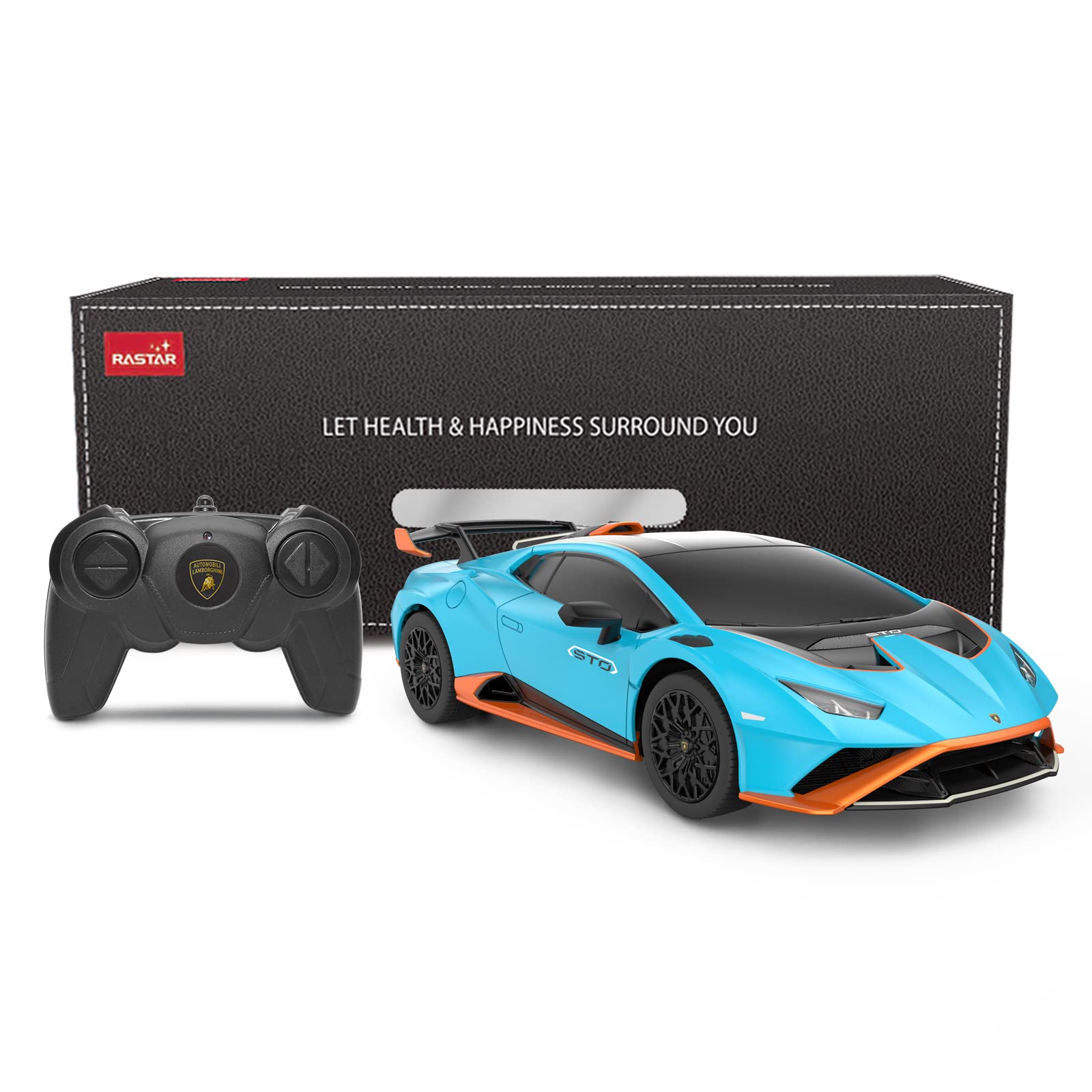 RASTAR Lamborghini Remote Control Car, 1/24 RC Lamborghini Huracán STO Toy Car RC Cars, Gifts for Dad