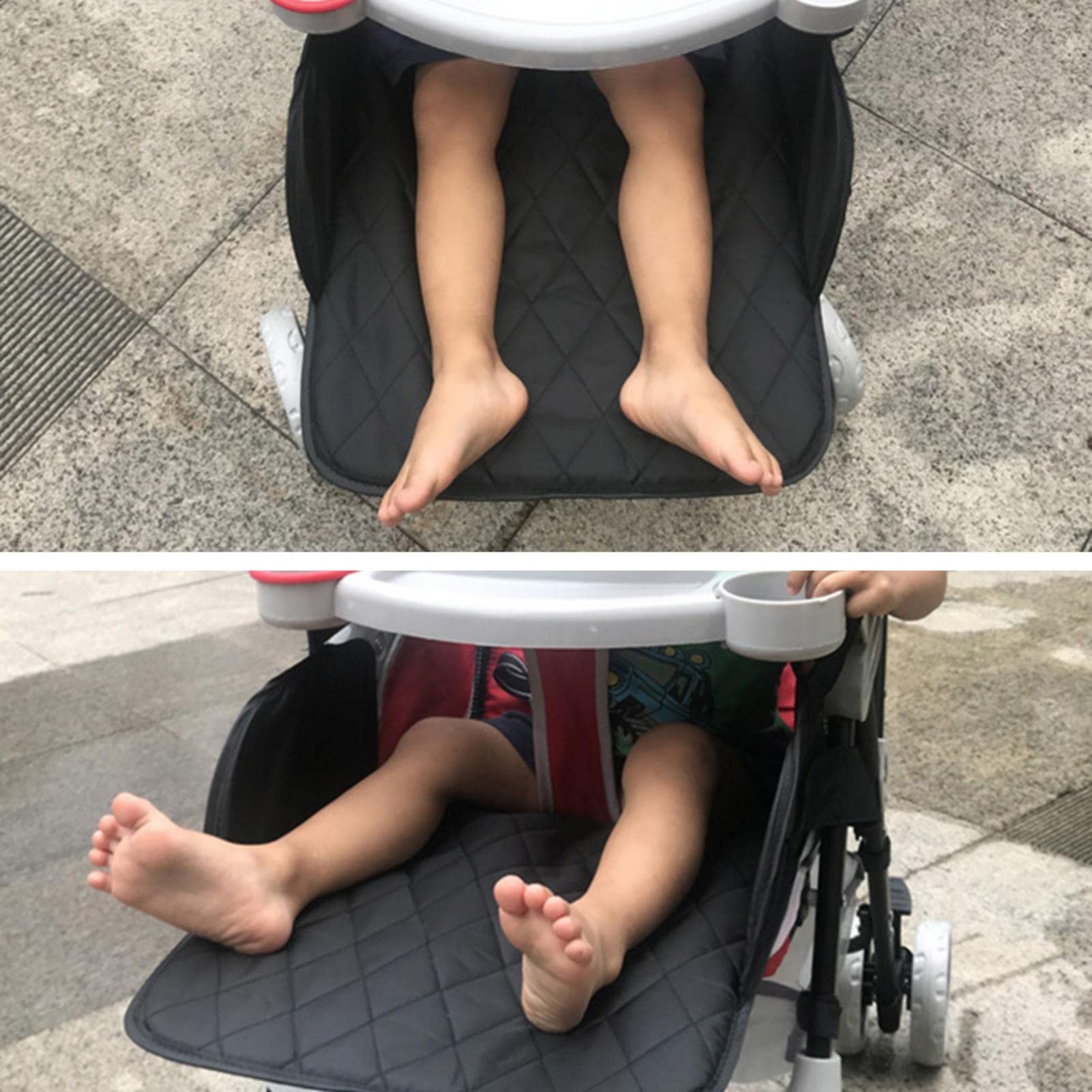 YIQAO Baby Stroller Footrest Universal Stroller Footboard Leg Rest Extension, Extended Seat Board for Baby Stroller, Pram Footrest Pushchair Accessories