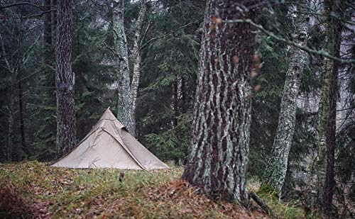 OneTigris TIPINOVA Backpacking Tent for Camping Hiking Trekking 1-2 Person, 2.6lb Backpacking Teepee Tent, No Pole Included