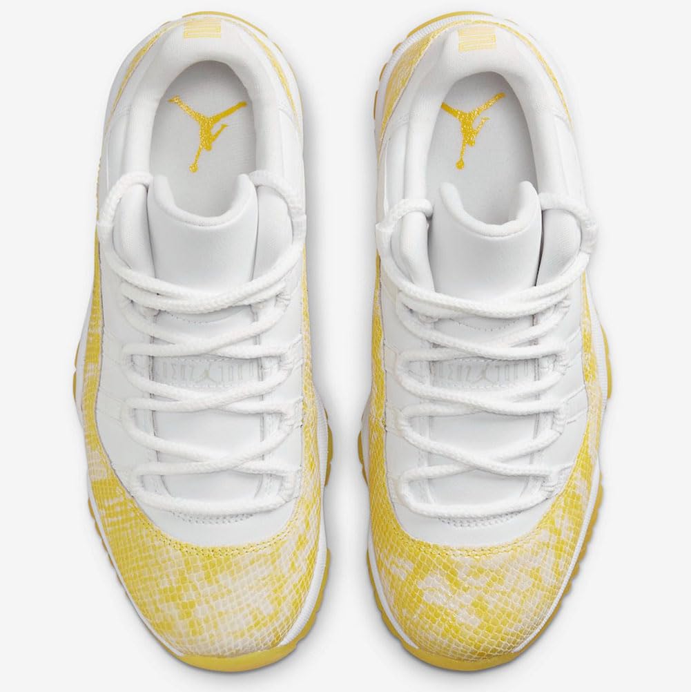 NIKE Air Jordan 11 Retro Low Women's Shoes Adult AH7860-107 (White/TOU), Size 5