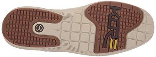 Nunn Bush Men's KORE Walk Moccasin Toe Lace Up Oxford Shoe, Bone, 9
