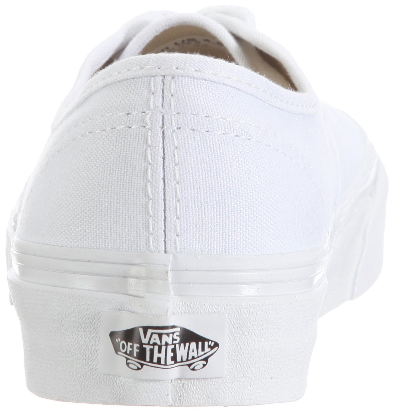 Vans Unisex Authentic True White Canvas VN000EE3W00 Mens 5.5, Womens 7