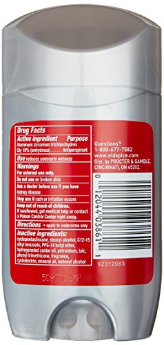Old Spice Anti-Perspirant 2.6 Ounce Wolfthorn Solid (76ml) (6 Pack)