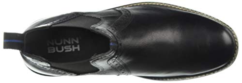 Nunn Bush mens Otis Chelsea With Kore Comfort Walking Technology Fashion Boot, Black Tumbled, 10.5 US