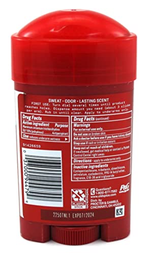 Old Spice Anti-Perspirant 2.6 Ounce Pure Sport+ Soft Solid (76ml) (6 Pack)