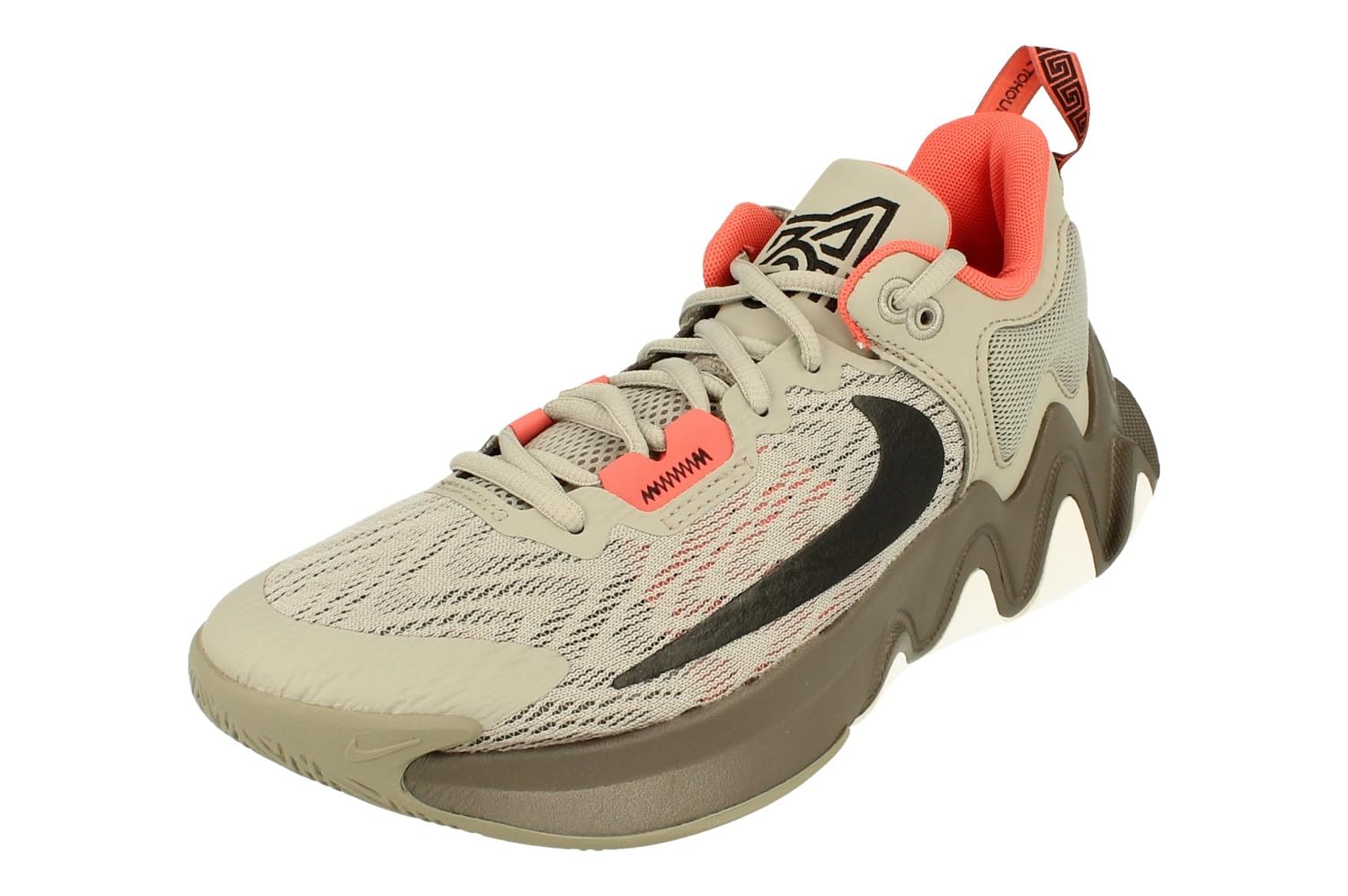 Nike Men's Giannis Immortality 2 Athletic Basketball Shoes (Cobblestone Black) US Size 12
