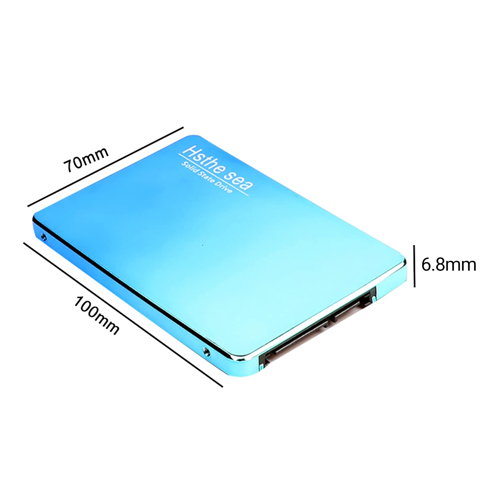 Yirtree 60/120/240/256/480/512GB/1TB Internal Solid State Drive Noiseless Impact High Speed SATA 3.0 SSD for Desktop 1TB