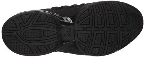 PUMA Men's Cell Regulate Woven Sneaker, Black-Metallic Gold, 10.5