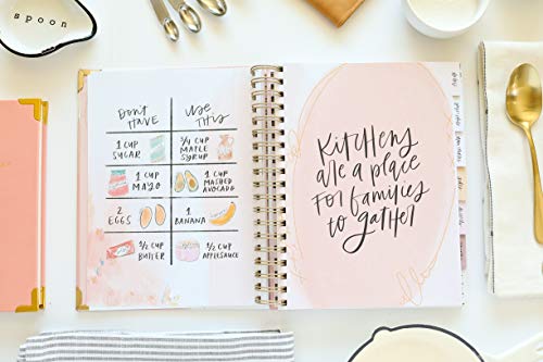 Paper Peony Press The Keepsake Recipe Book: A Blank Recipe Notebook To Write In Your Own Recipes & Create Your Own Cookbook Journal (Spiral-Bound Premium Hardcover Edition)