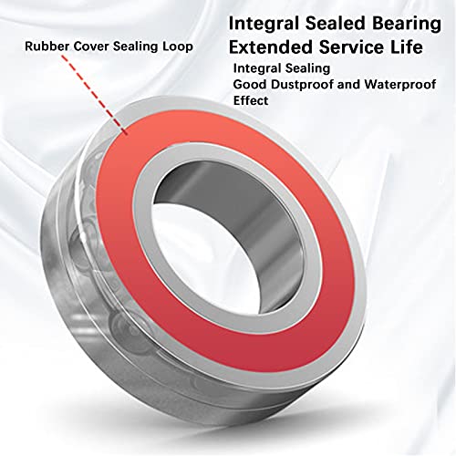 Wene Bicycle Headset, 360° Rotation CNC Technology Bike Double Bearings Headset Integral Sealed for Road Bike