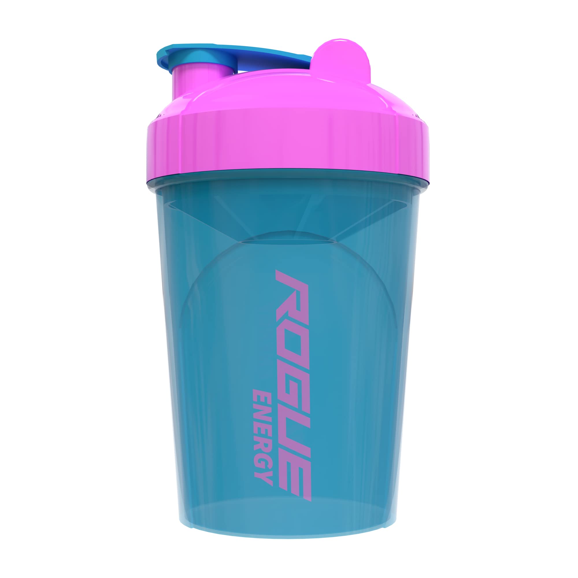 Rogue Energy Shaker Bottle, 16-Ounce, 500ml, BPA Free, Dishwasher Safe, Blue & Pink (Unicorn Edition)