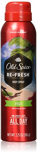 Old Spice Fresh Collection Body Spray, Fiji, 3.75 oz (Pack of 2)