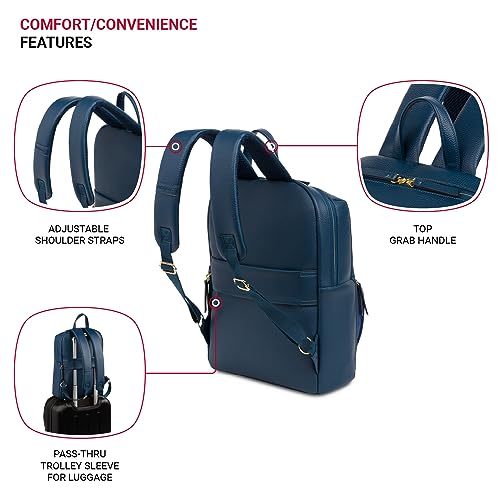 SwissGear 9901 Laptop Backpack, Blue, 16 Inches