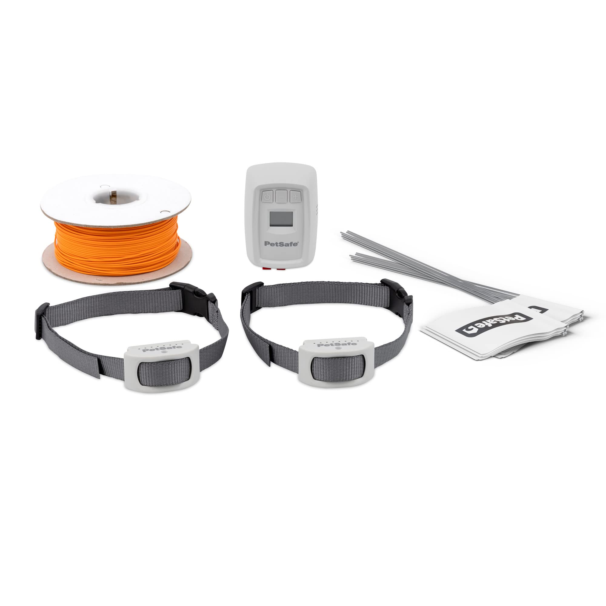 PetSafe Classic In-Ground Fence for Dogs and Cats - from The Parent Company of Invisible Fence Brand - Includes 2 Collars and 500 ft of Wire - Expandable Coverage up to 5 Acres