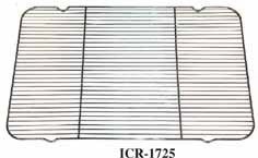 Winco Icing/Cooling Rack with Built-in Feet, 16.25-Inch by 25-Inch, Medium, Chrome