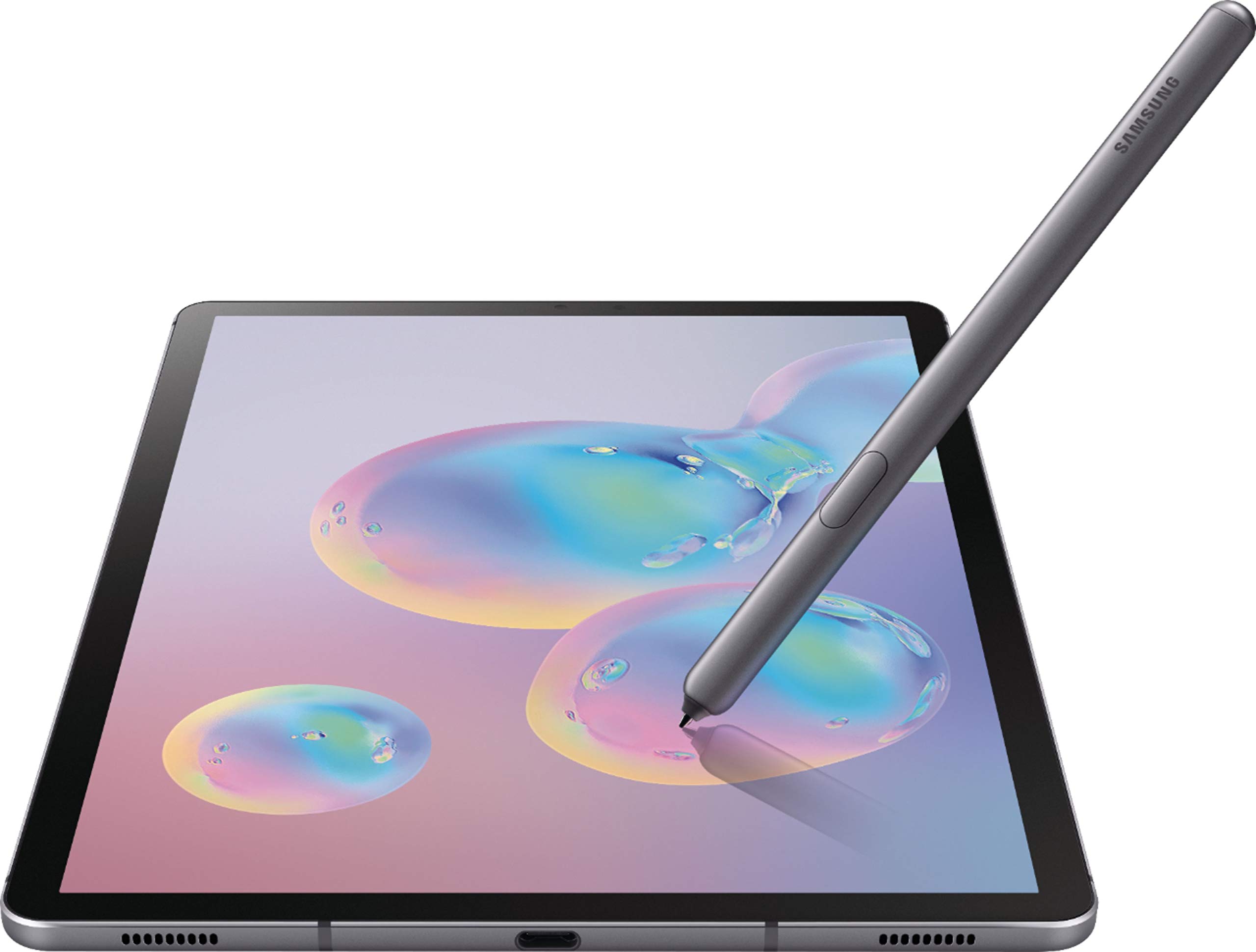 SAMSUNG Galaxy Tab S6 10.5", 128GB (WiFi + 4G LTE T-Mobile Locked) Android Tablet Mountain Grey - SM-T867U (Renewed) (with S-Pen)