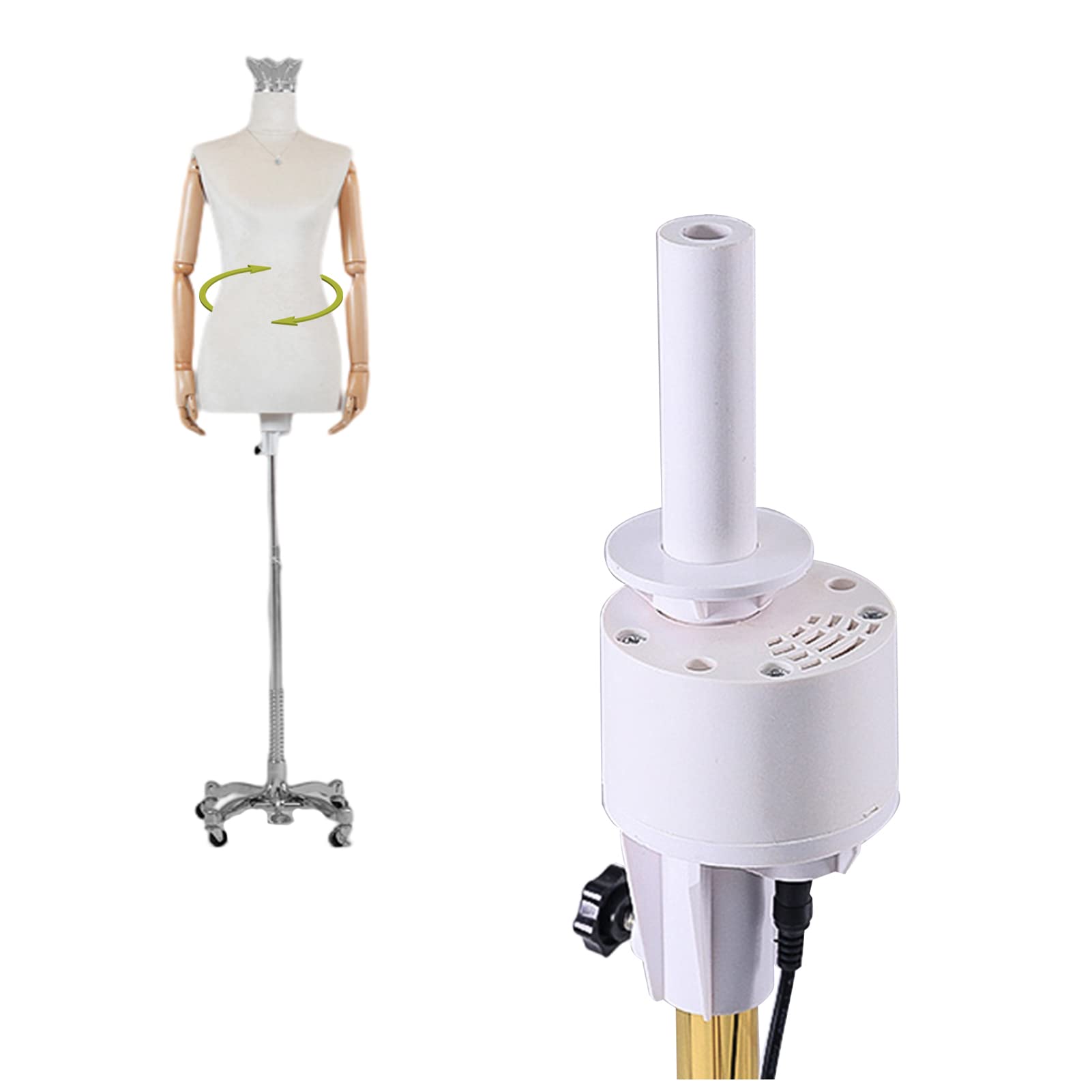 Rotating Display Stand for Mannequin Dress Form, 360 Degree Turntable Display Stand Motorized Turntable for Boutiques Clothing Store