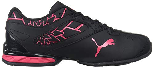 PUMA Womens Tazon 6 Cross Trainer, PUMA Womens Black-Nrgy Rose, 9