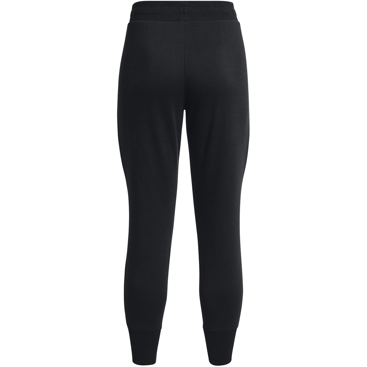 Under Armour Women's Rival Fleece Joggers(Black/Black/White, Small)