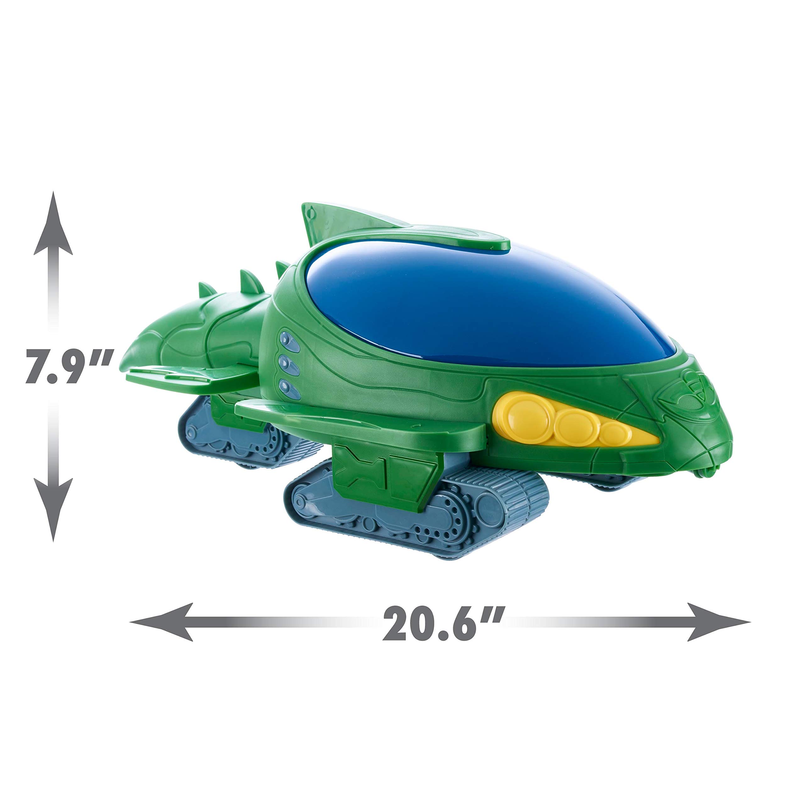 PJ Masks Mega Vehicles Gekko Mobile, 7 Inch Tall, 20 Inch Long, Giant Toy Car, Green PJ Mask
