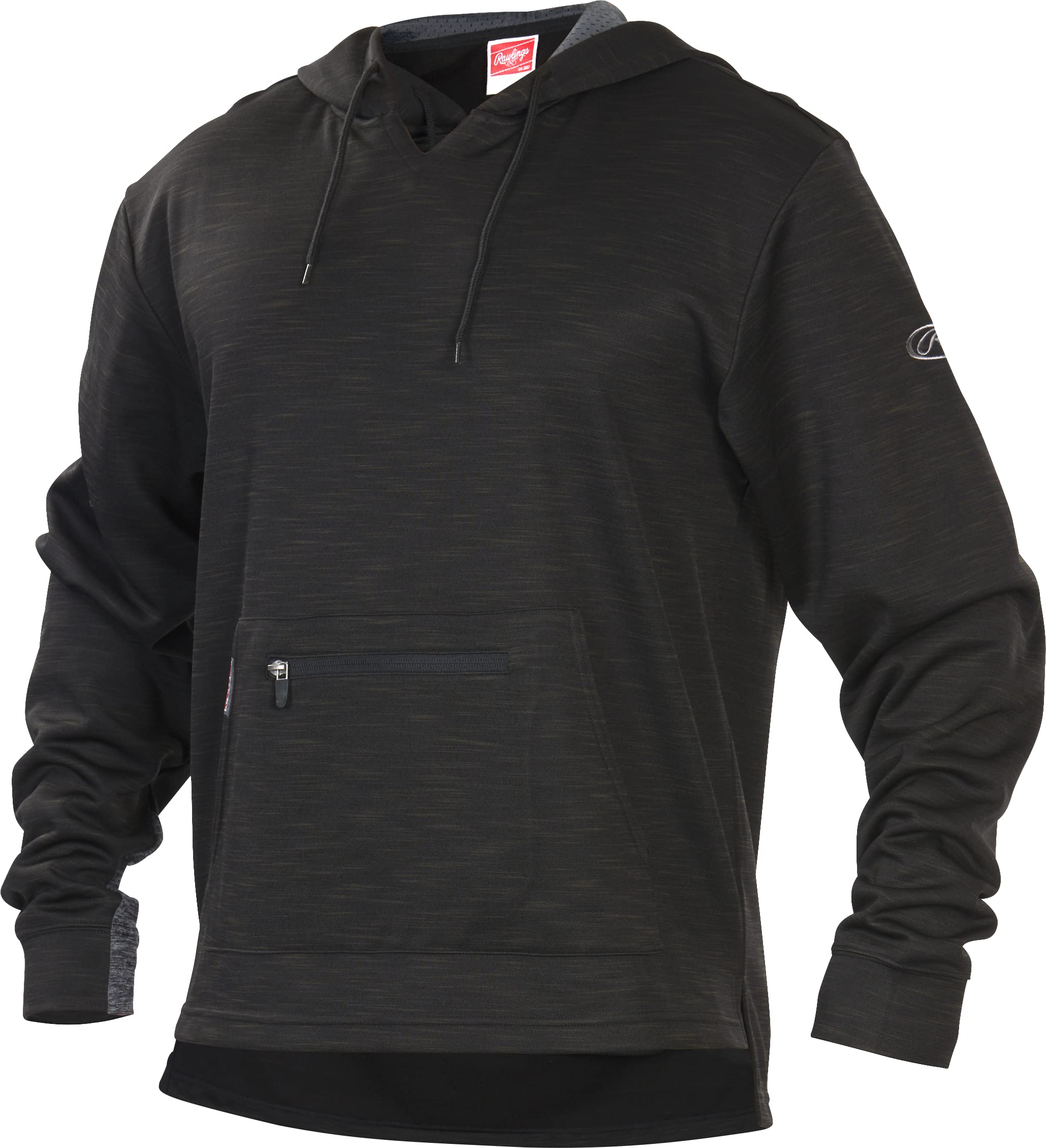 Rawlings Men's Hoodie, Blk, Large