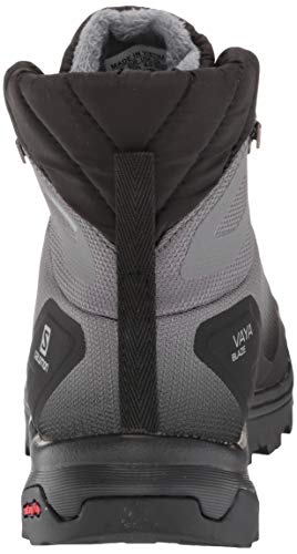 Salomon VAYA Blaze Thinsulate CLIMASALOMON Waterproof Winter Boots for Women Snow, Black/Black/Quiet Shade, 10