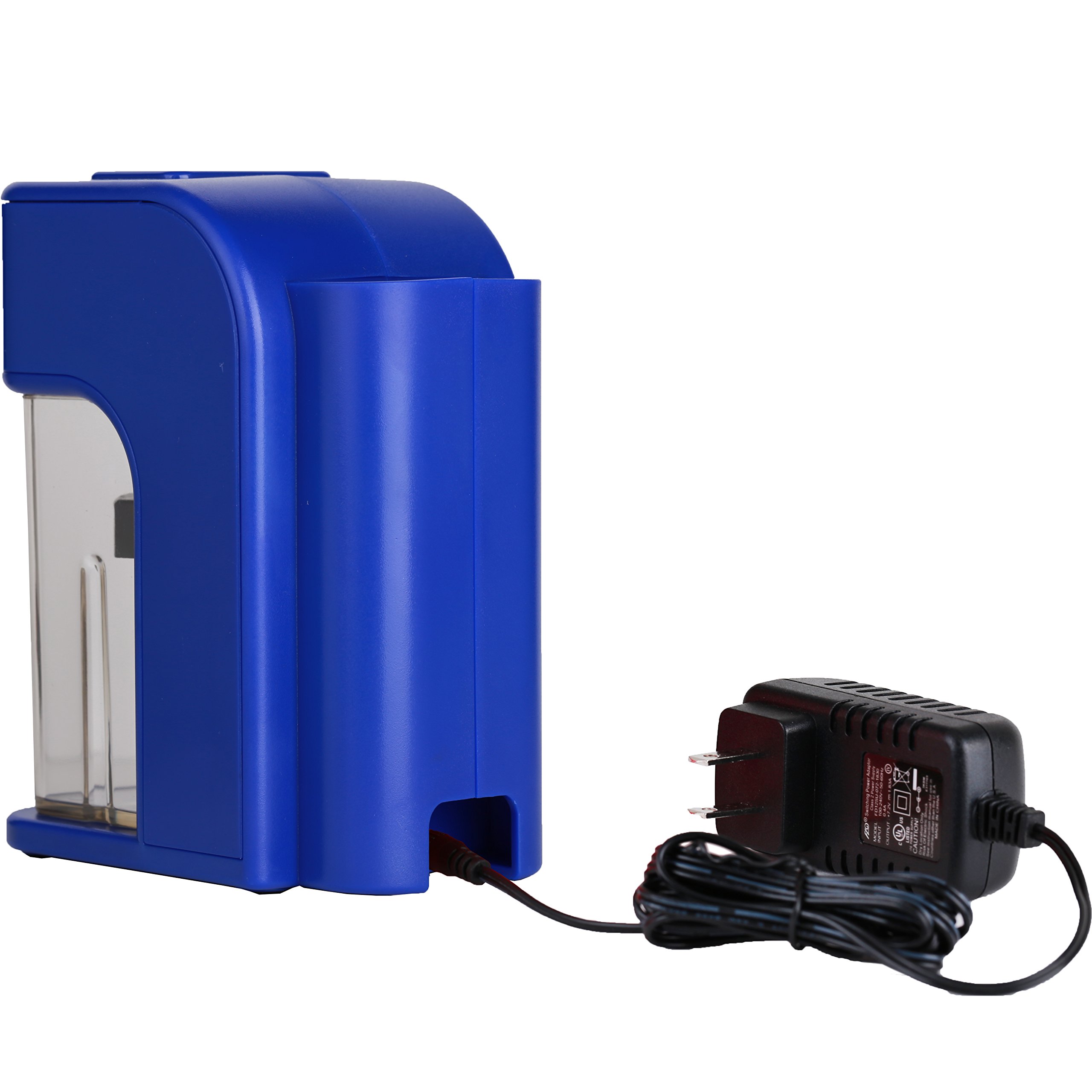 Office Style Electronic Pencil Sharpener with Auto Stop Safety Feature & Large Pencil Holder for Home, Office or Classroom - Blue - by Office + Style (A2SHARPENERBLUE)
