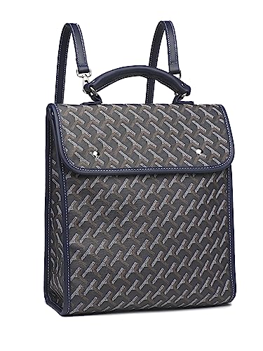 SELF FIND Backpack Purse for Women Fashion Designer Travel Backpack Vegan Leather Shoulder Bags for College Work Gift(Blue)