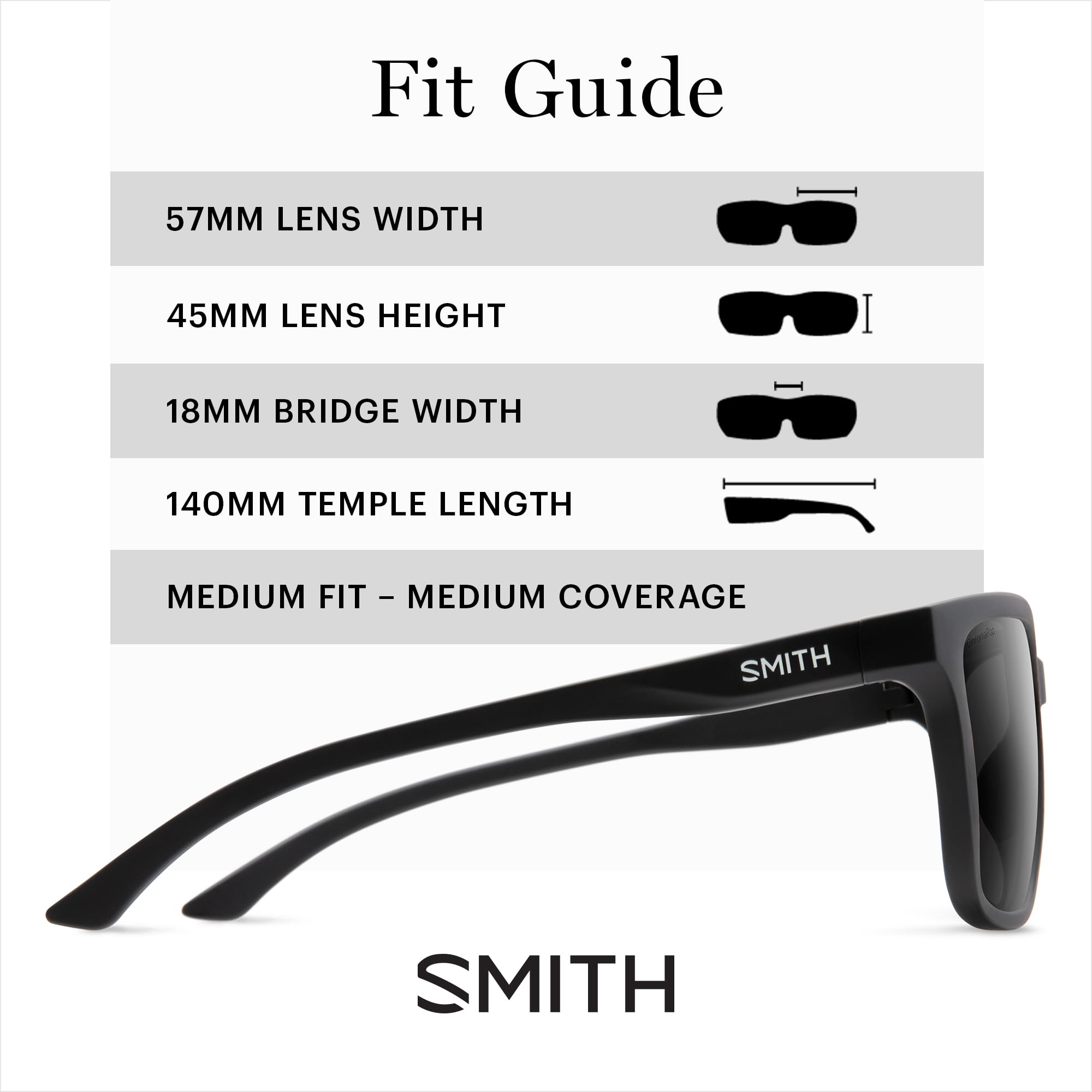 SMITH Shoutout Sunglasses β Performance Sports Active Classic Sunglasses β For Men & Women β Matte Black + Black ChromaPop Polarized Lenses