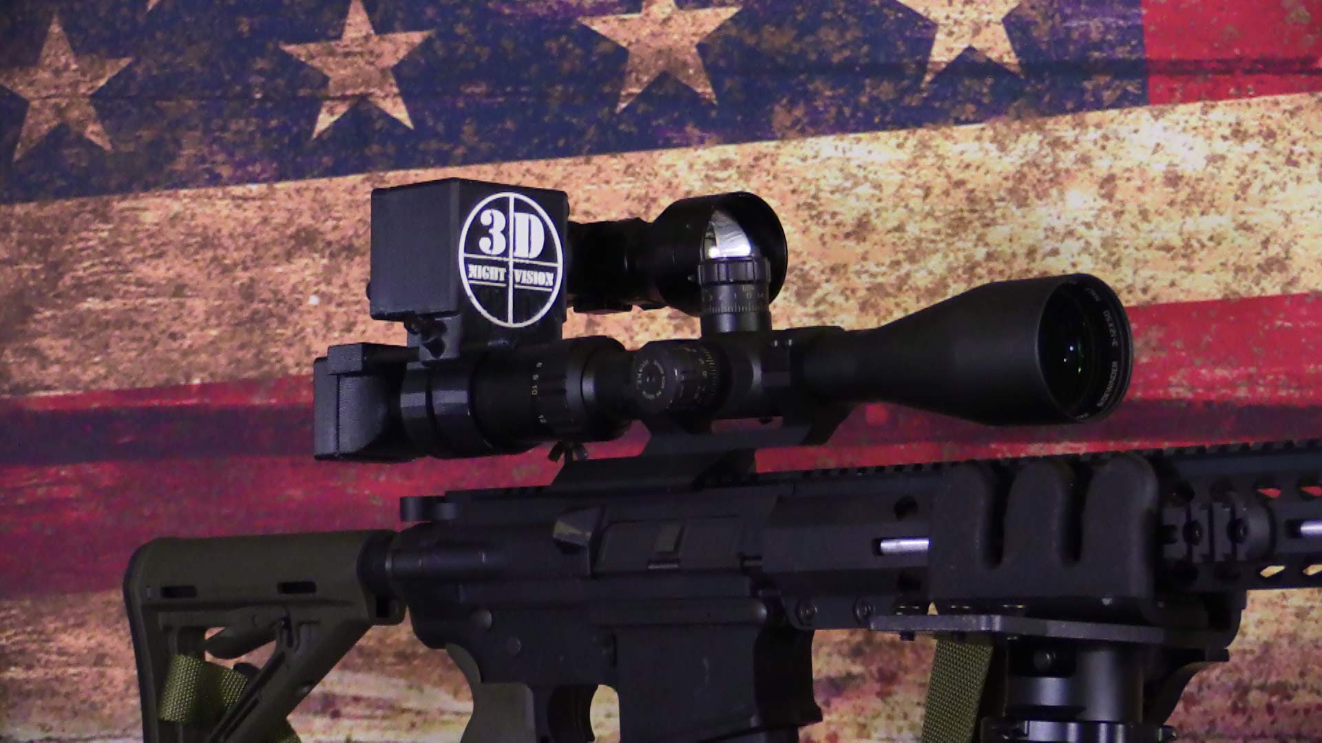 Night Vision Scope Attachment 3D