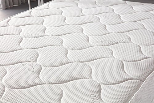 Oliver Smith - Organic Cotton - 10 Inch - Comfort Firm Sleep - Cool Memory Foam & Pocket Spring Mattress - Green Foam Certified - Twin