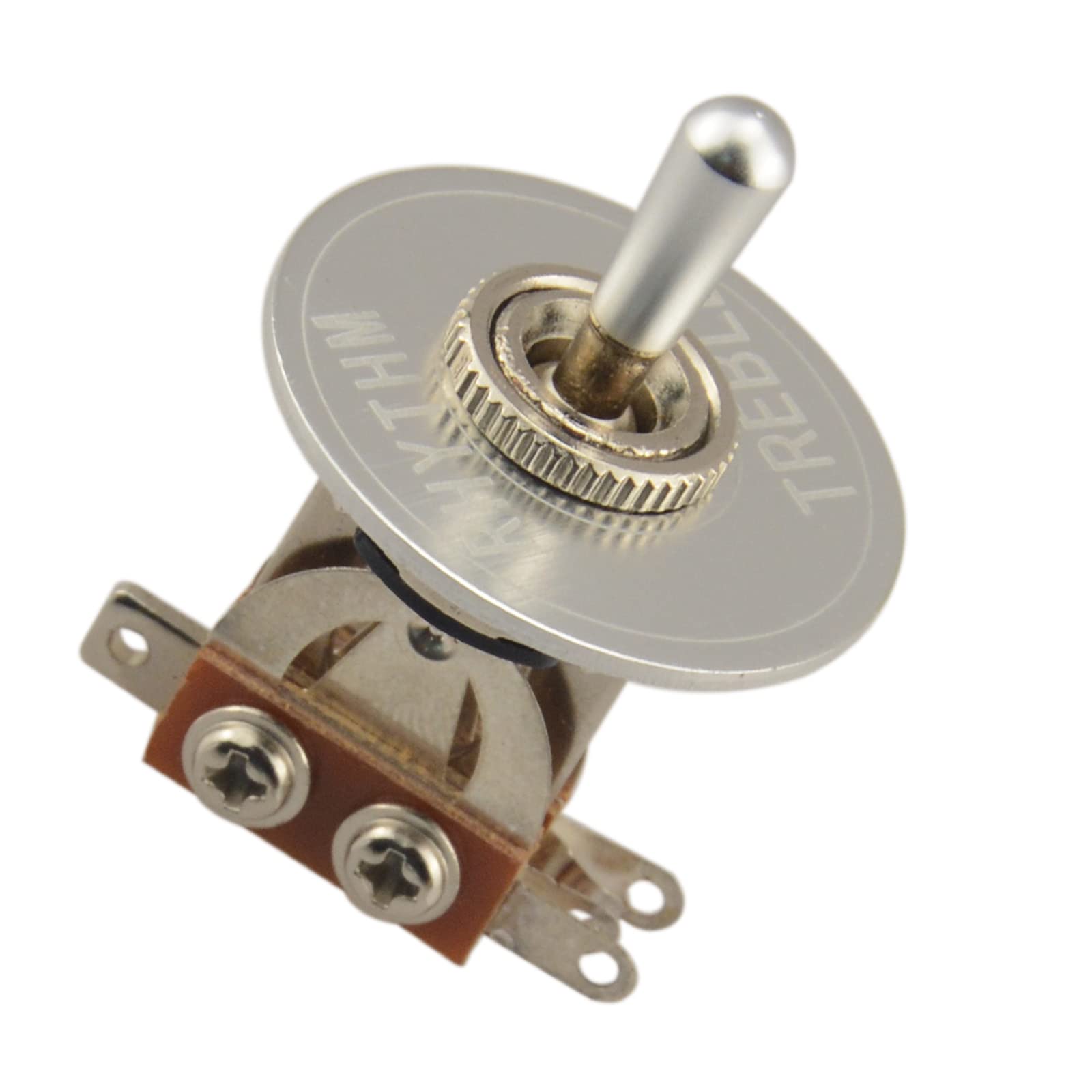 Wwomusic Gold 3 Way Short Straight Electric Guitar Pickup Toggle Switch with Metal Tip Knob Cap and Toggle Switch Washer for Gibson LP Les Paul EPIPHONE Style Guitar Parts