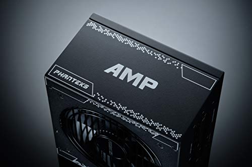 Phanteks (PH-P550G_US01) AMP Series 550W 80PLUS Gold, ATX Power Supply, Fully Modular, Hybrid Mode, Silent Fan, Revolt PRO Link Certified