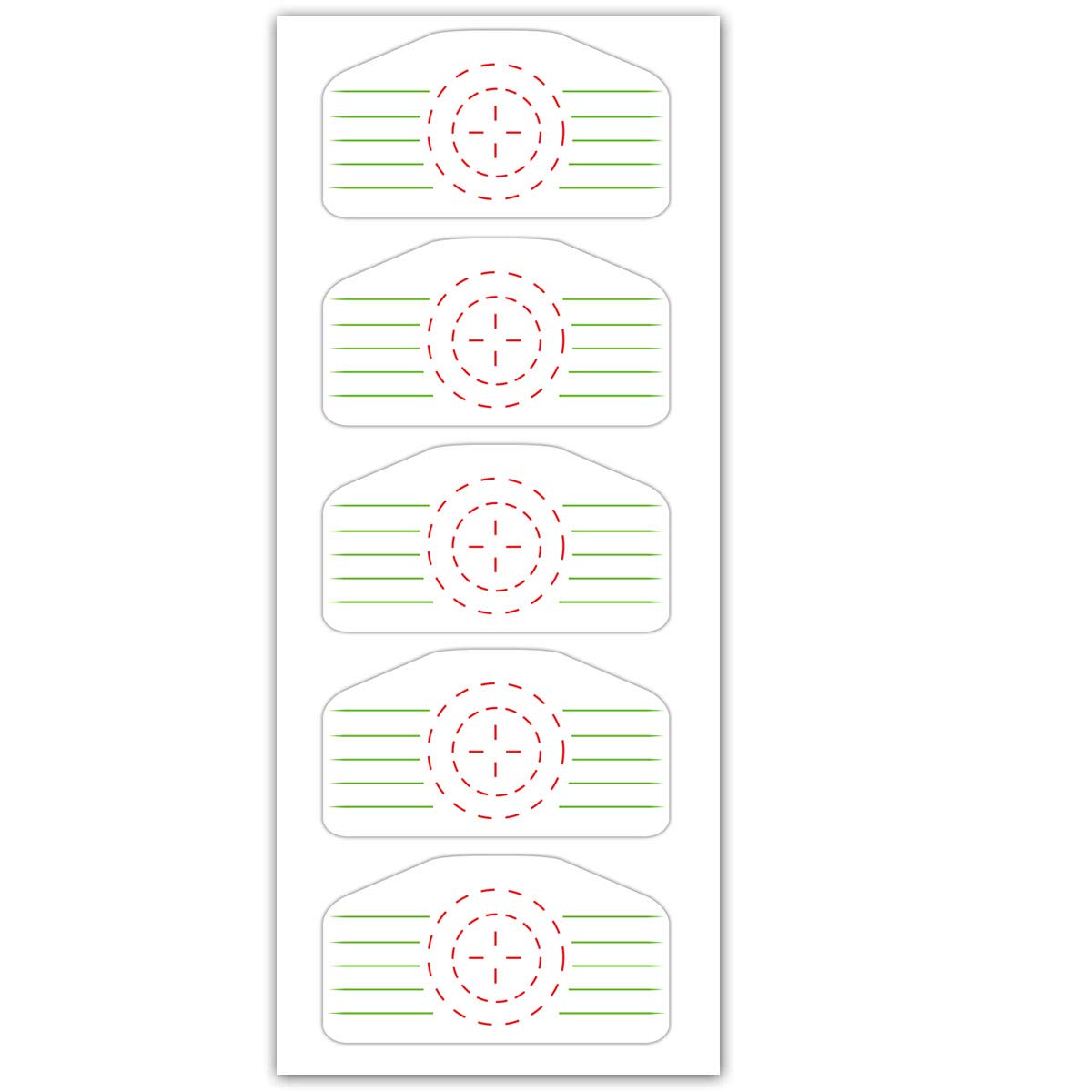 Remarkable Golf Impact Tape Labels - 210 Pcs Golf Impact Stickers/Golf Club Tape for Swing Training Irons Putters and Woods